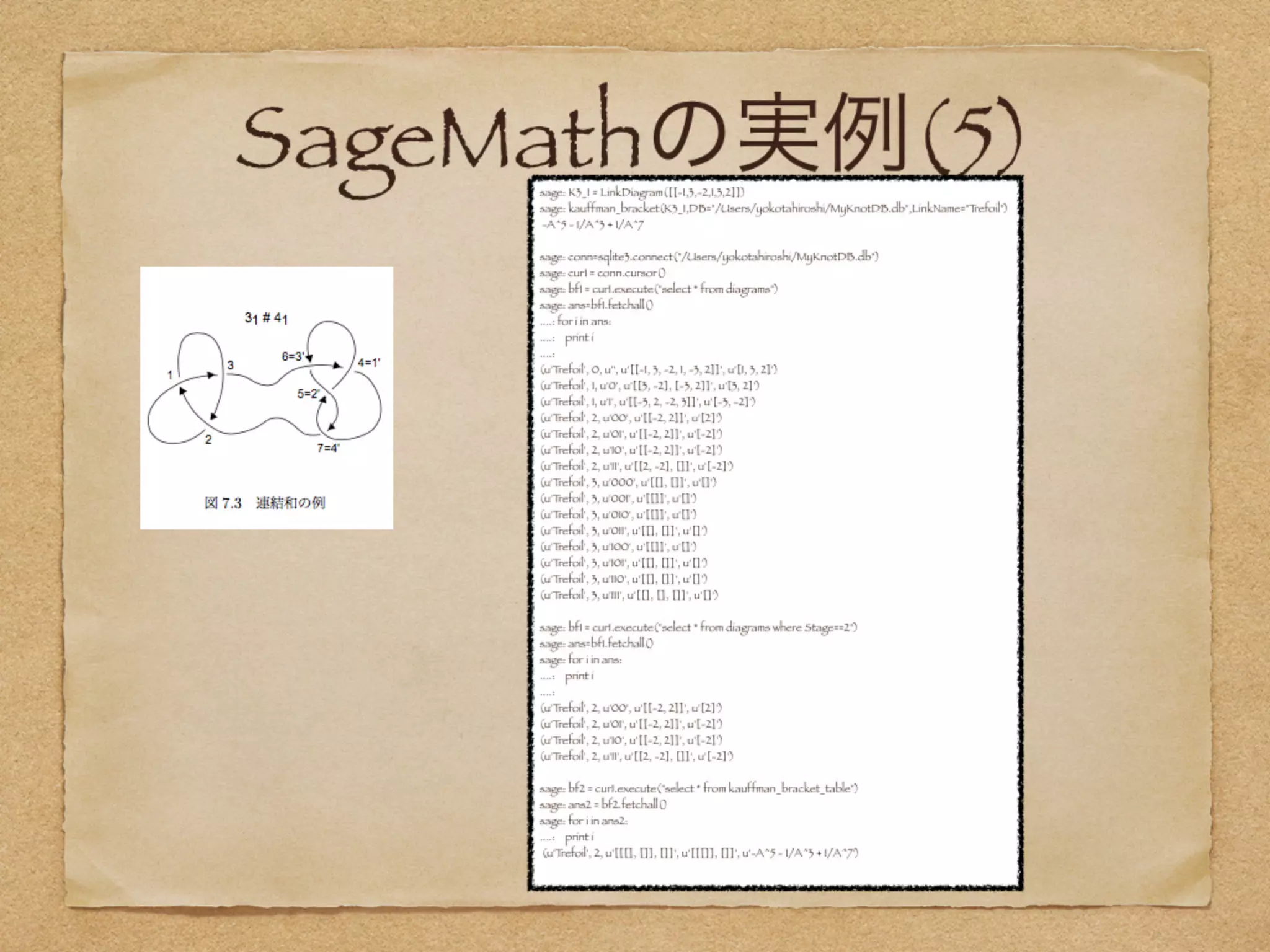 Introduction to SageMath (in Janapese) | PPT