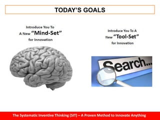 Inside The Box Thinking (Thanks to Drew Boyd for his wonderful coaching ...