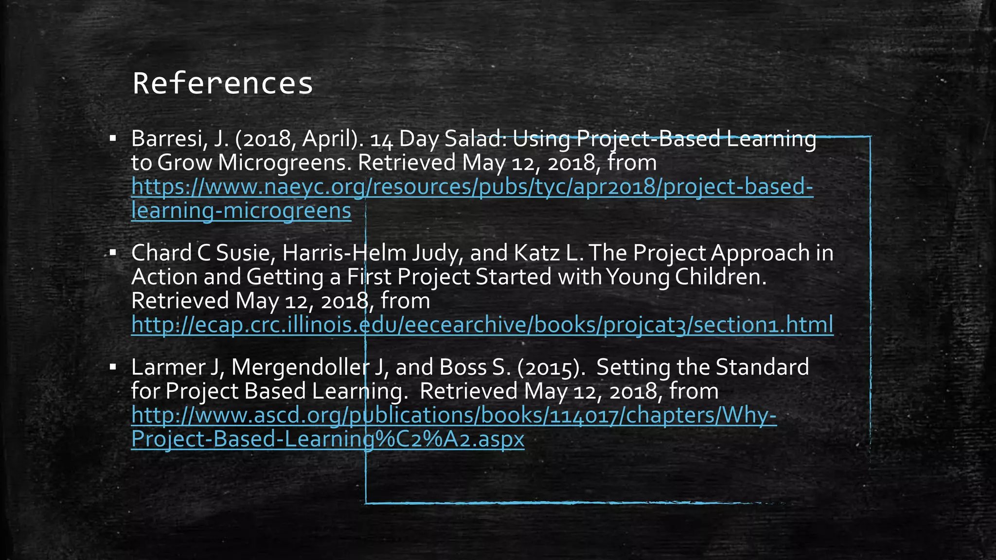The Project Approach | PPTX