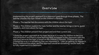 The Project Approach | PPTX