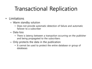 Db spof(mssql, my sql) | PPT