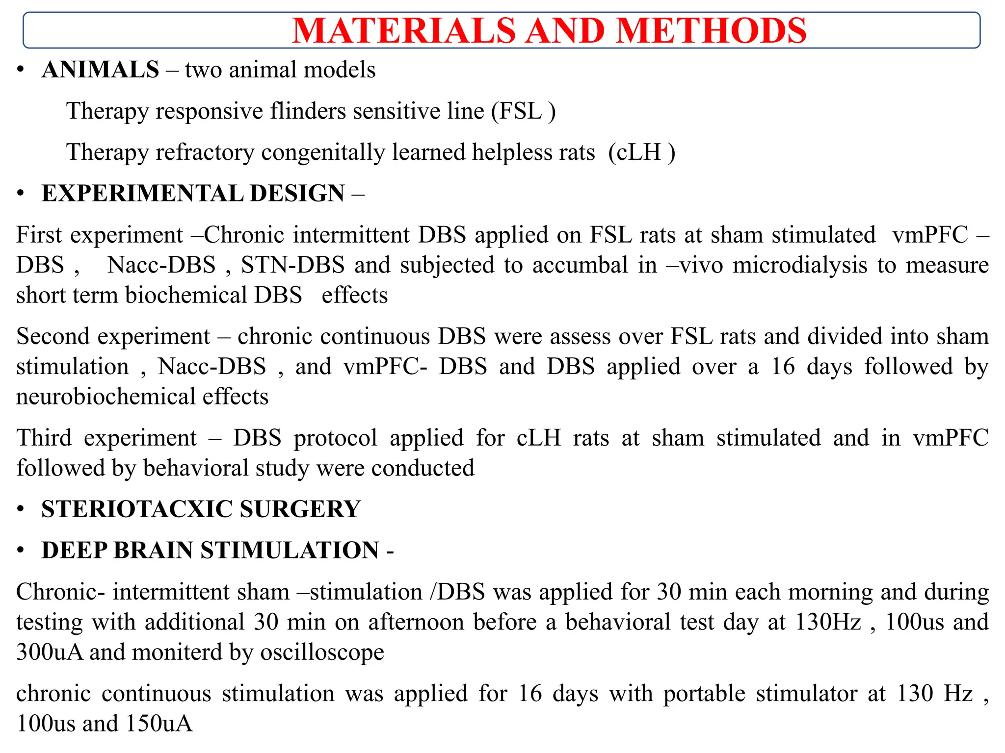 Deep brain stimulation | PPTX