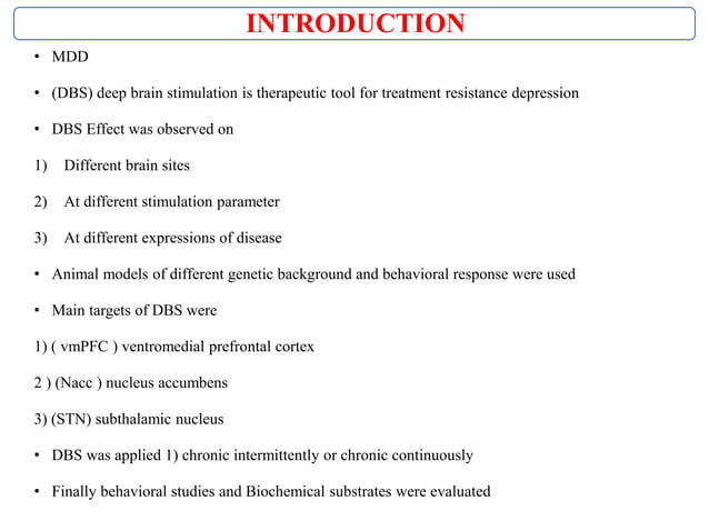 Deep brain stimulation | PPTX