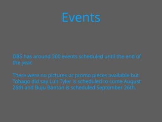 DBS Sounds keynote for Full Sail University | PPTX | Music | Entertainment