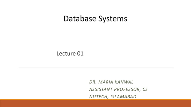 DBS Theory Week 1 including relationships and relational database | PPTX