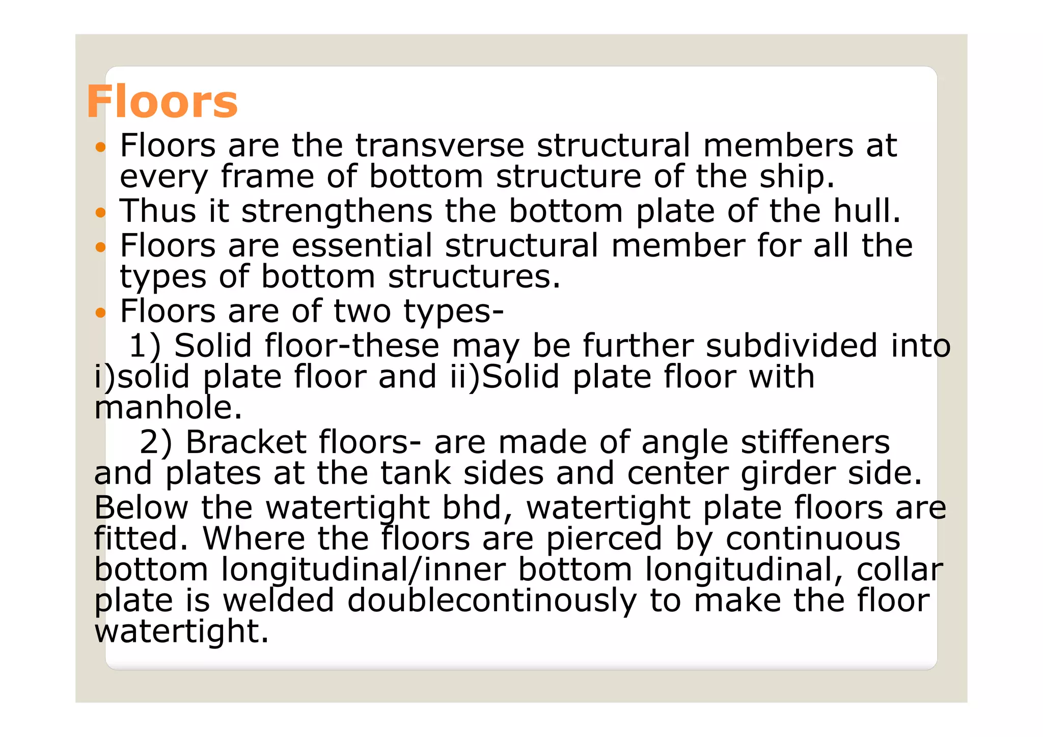 double bottom structure | PDF
