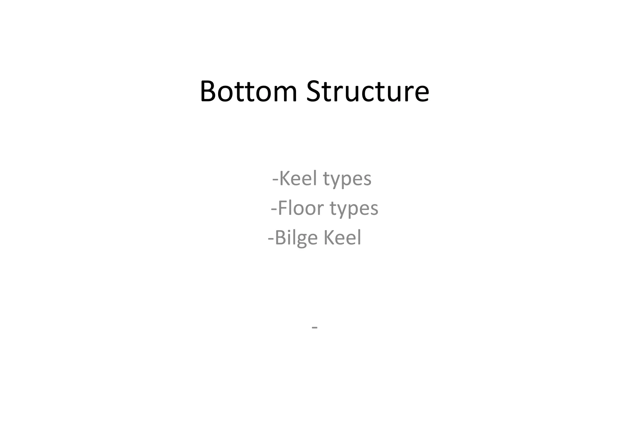 double bottom structure | PDF