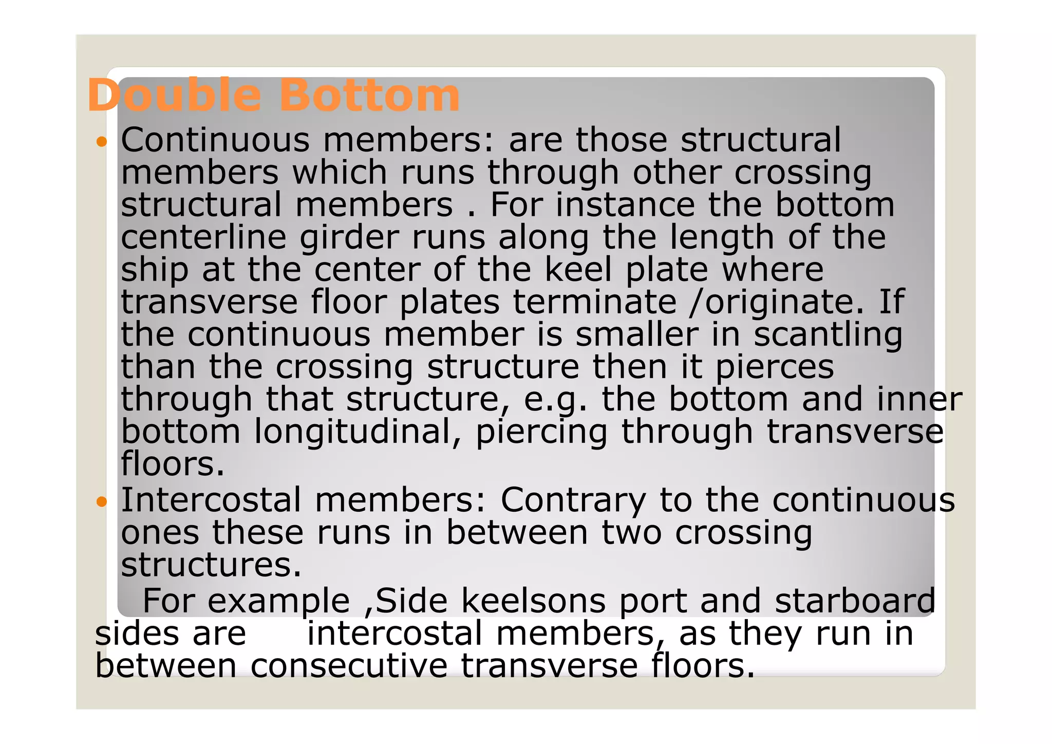 double bottom structure | PDF