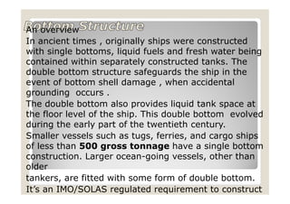 double bottom structure | PDF