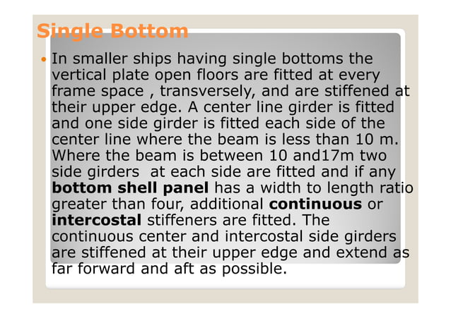 double bottom structure | PDF