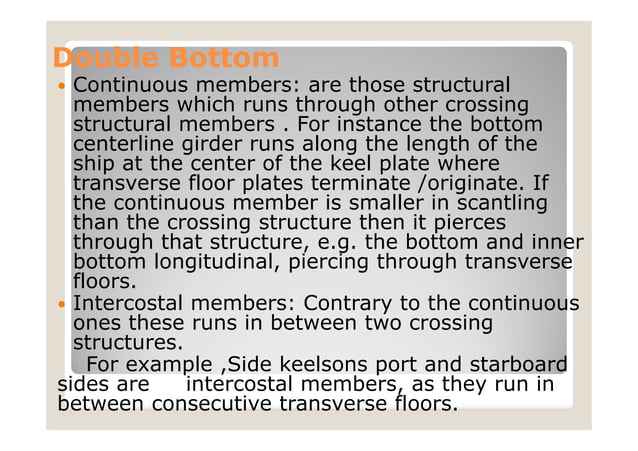 double bottom structure | PDF