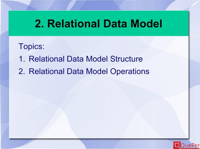 Database Systems - Relational Data Model (Chapter 2) | PDF | Databases | Computer Software and ...
