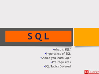 Database Systems - Introduction to SQL (Chapter 3/1) | PPT