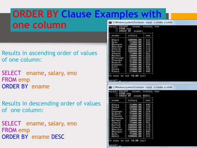 Database Systems - SQL - DDL Statements (Chapter 3/3) | PPT Database Systems - SQL - DDL Statements (Chapter 3/3) | PPT