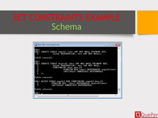 Database Systems - SQL - DCL Statements (Chapter 3/4) | PPT