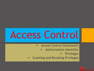 Database Systems - SQL - DCL Statements (Chapter 3/4) | PPTX | Databases | Computer Software and ...