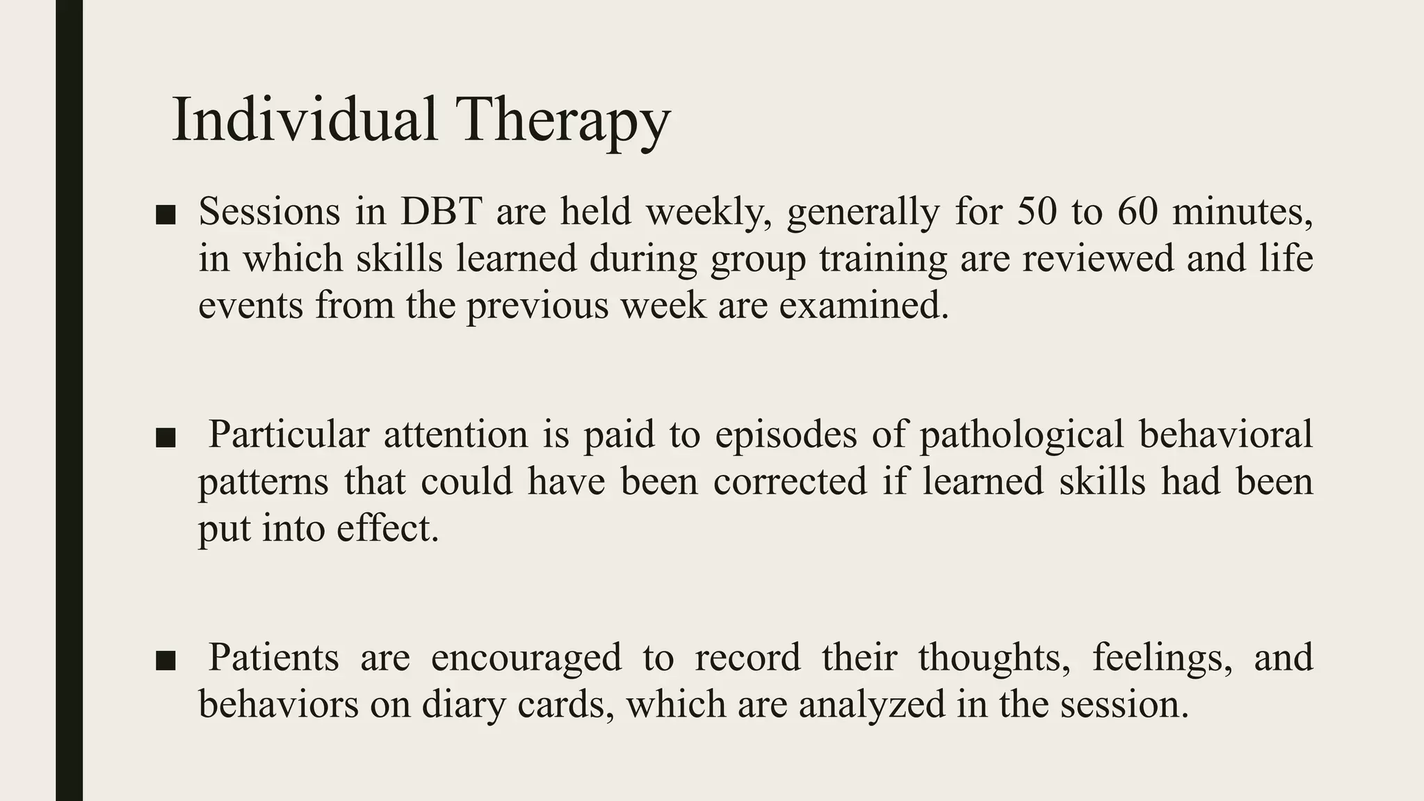 Dialectical Behavior Therapy | PPTX