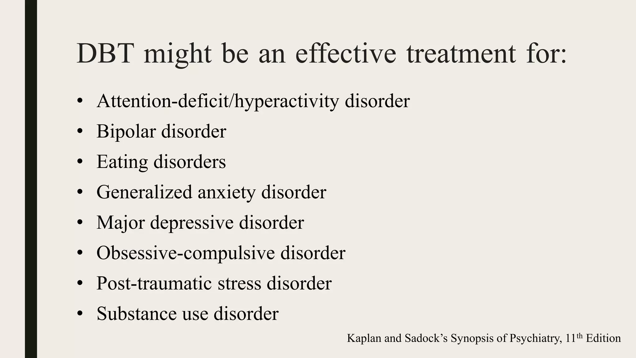 Dialectical Behavior Therapy | PPTX