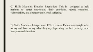 Dialectical Behavior Therapy | PPTX