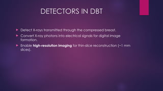 Digital breast tomosynthesis imaging .pptx