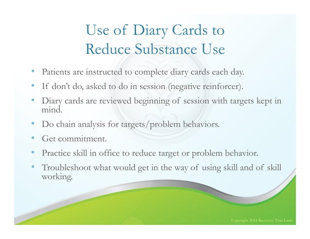 DBT for those with BPD and Substance Use Disorders | PDF