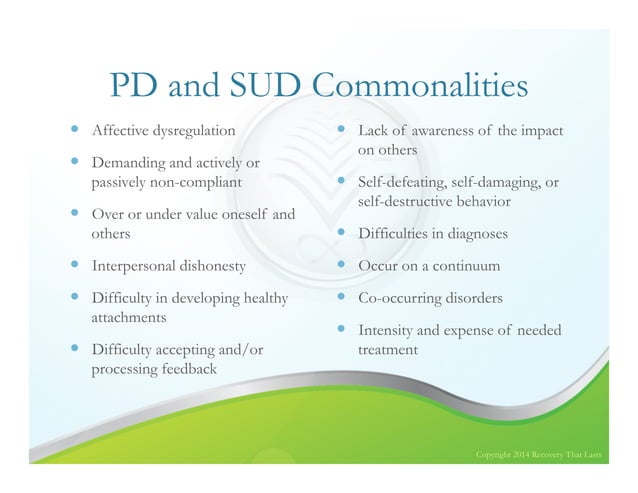 DBT for those with BPD and Substance Use Disorders | PDF