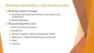 Emotion Regulation and Vulnerability Prevention | PPT | Free Download
