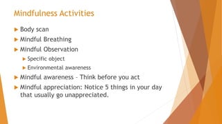 Mindfulness Live Webinar 4-13 | PPTX | Brain and Nervous System ...