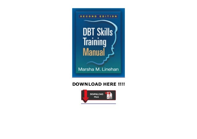 [PDF] DBT Skills Training: Manual Free