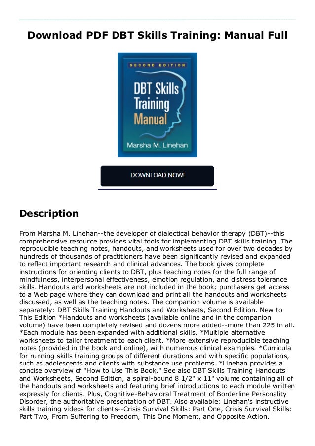 Dbt skills-training-manual