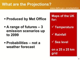 UK Climate Projections 2009 | PPT