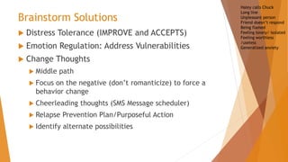 Dialectical Behavior Interventions: Problem Solving | PPTX