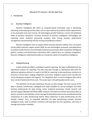 DBT PU BI Lab Manual for ETL Exercise.pdf