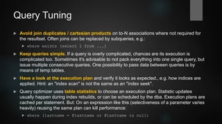 Database Performance Tuning | PPTX