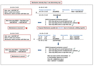 IB Chemistry on Reaction Mechanism | PDF