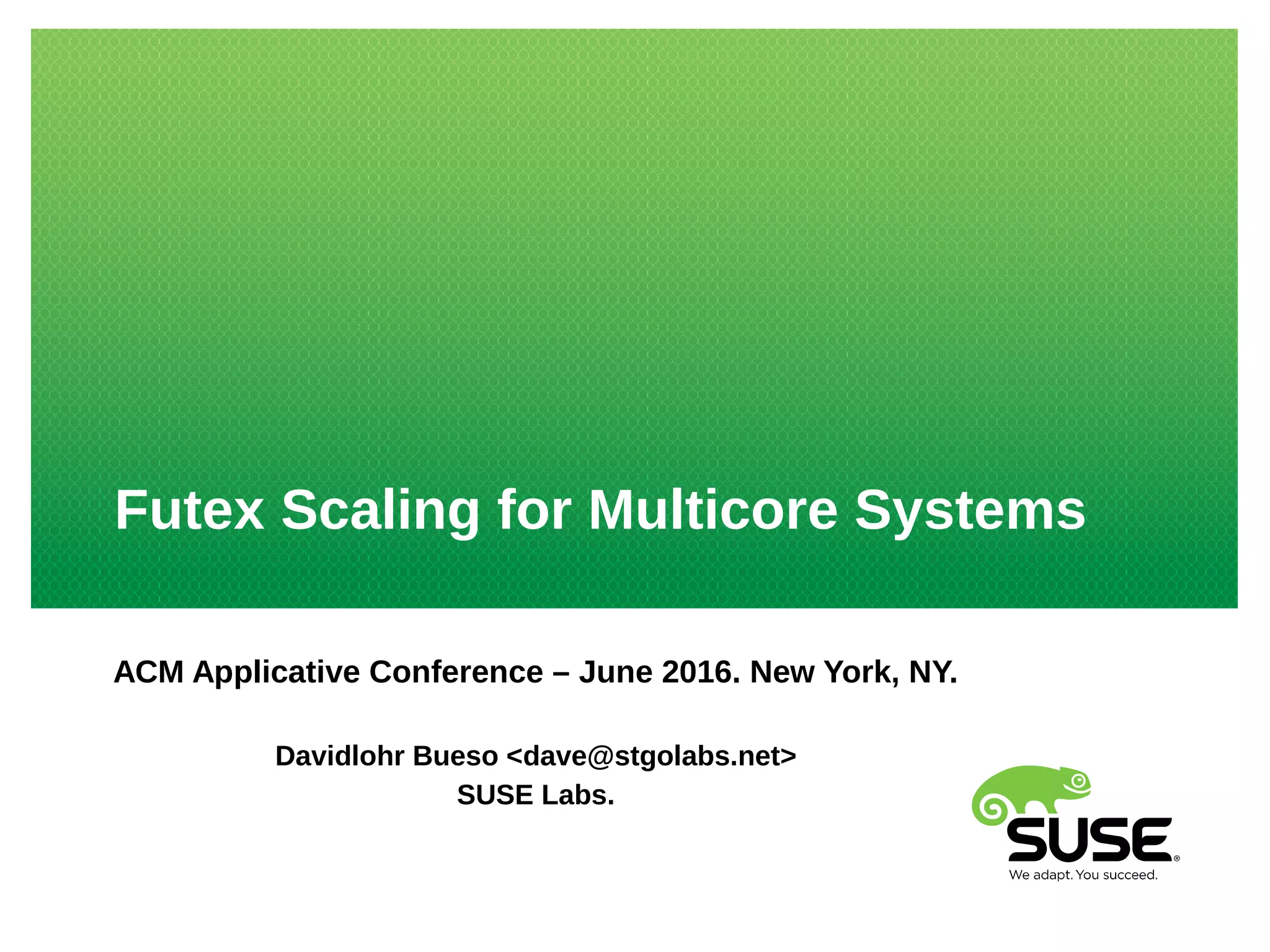 Futex Scaling for Multi-core Systems | PPT