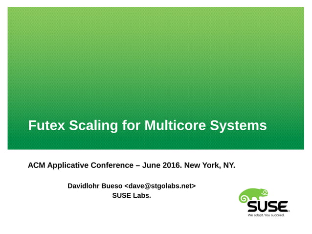 Futex Scaling for Multi-core Systems | PPT