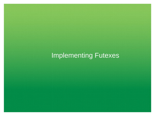 Futex Scaling for Multi-core Systems | PPT