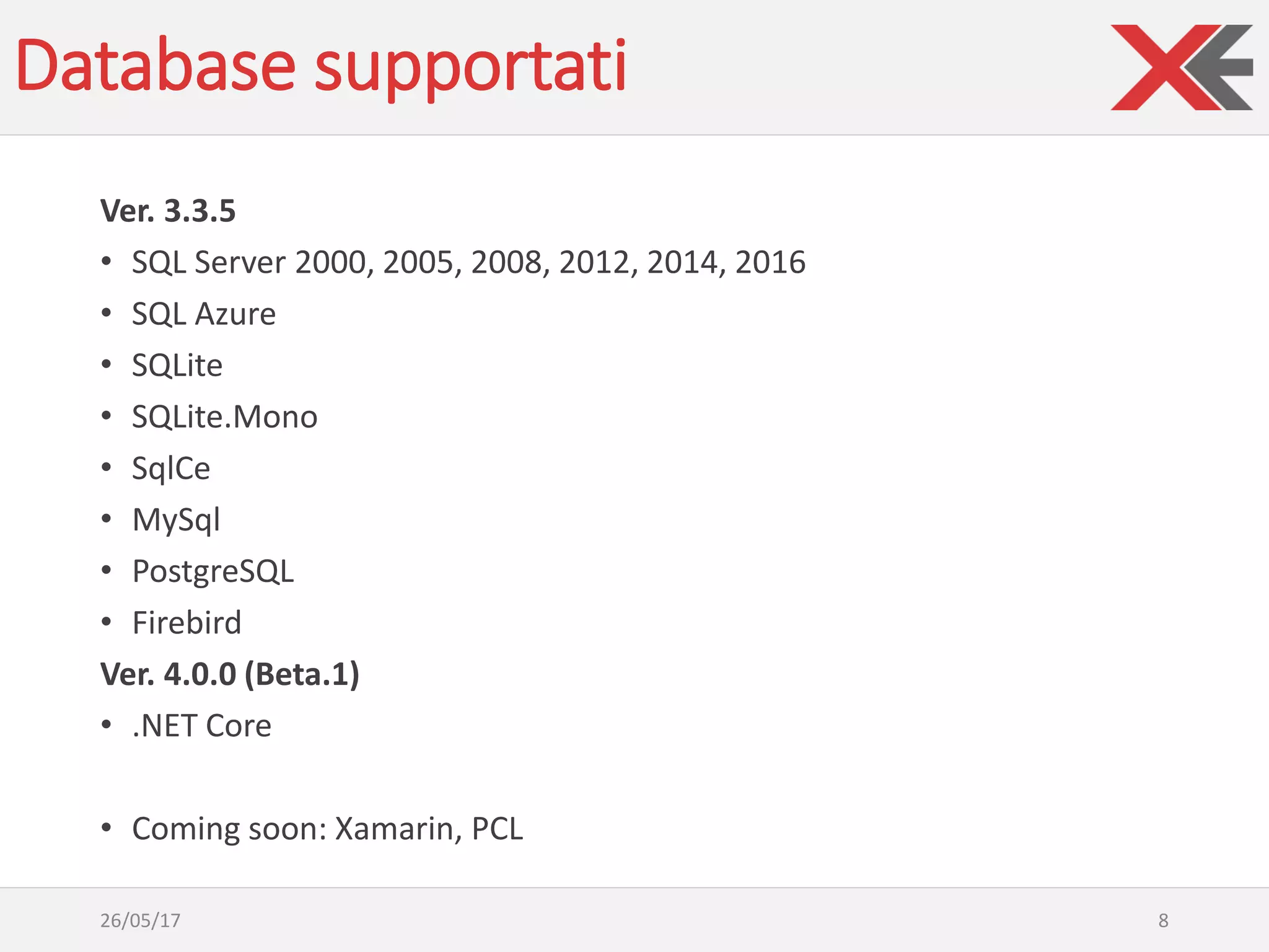 DbUp - A real case of database migration | PPTX