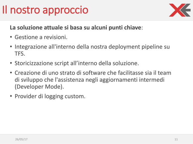 DbUp - A real case of database migration | PPTX