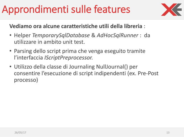DbUp - A real case of database migration | PPTX