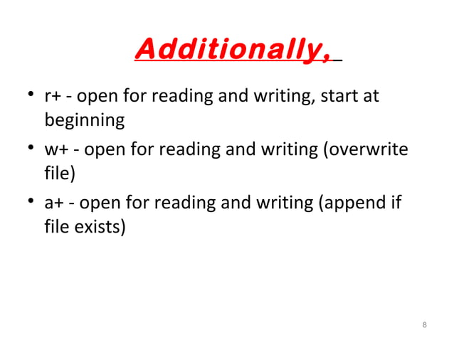 File Handling In C Ppt Programming Languages Computing