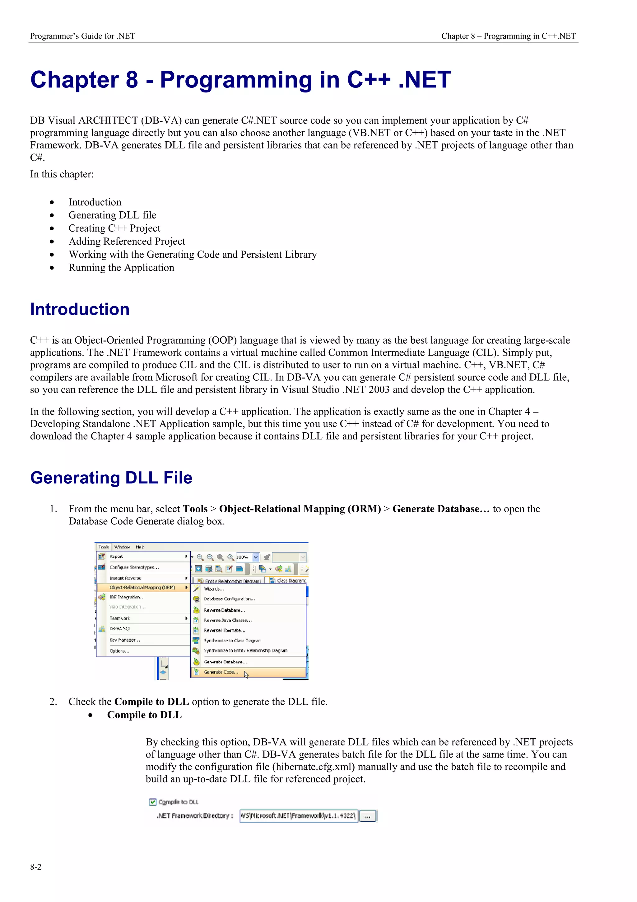 Dbva dotnet programmer_guide_chapter8 | PDF | Programming Languages | Computing