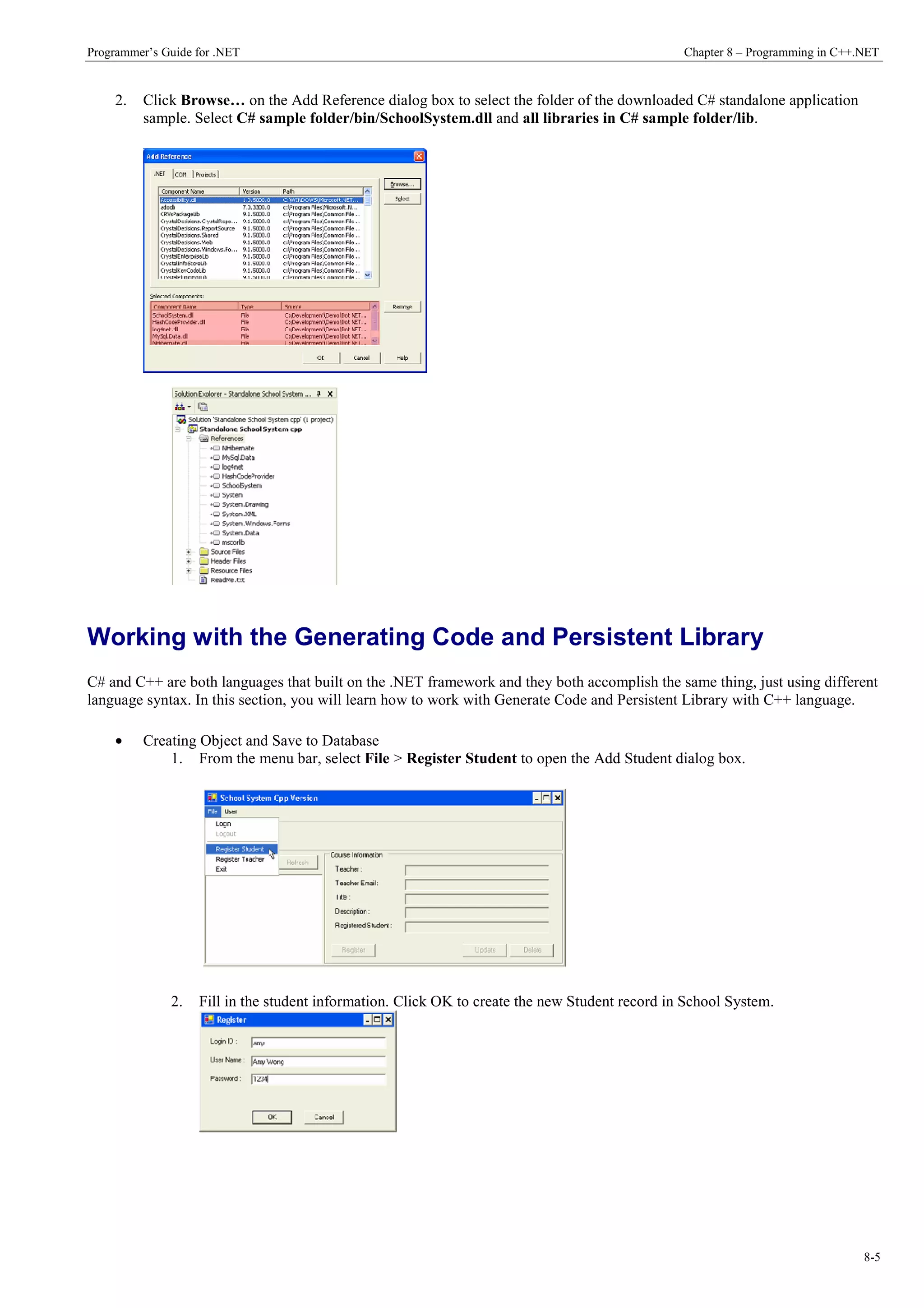 Dbva dotnet programmer_guide_chapter8 | PDF | Programming Languages | Computing