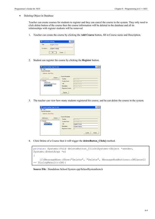 Dbva dotnet programmer_guide_chapter8 | PDF | Programming Languages | Computing