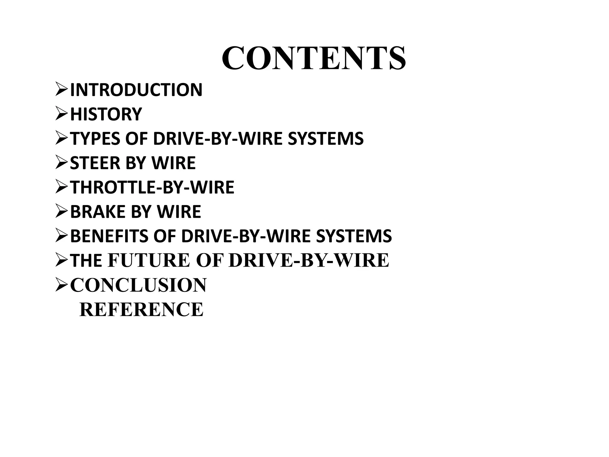 Drive-by-Wire system in automobile | PPTX