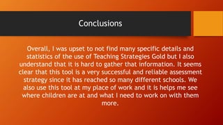 Teaching Strategies Gold | PPTX