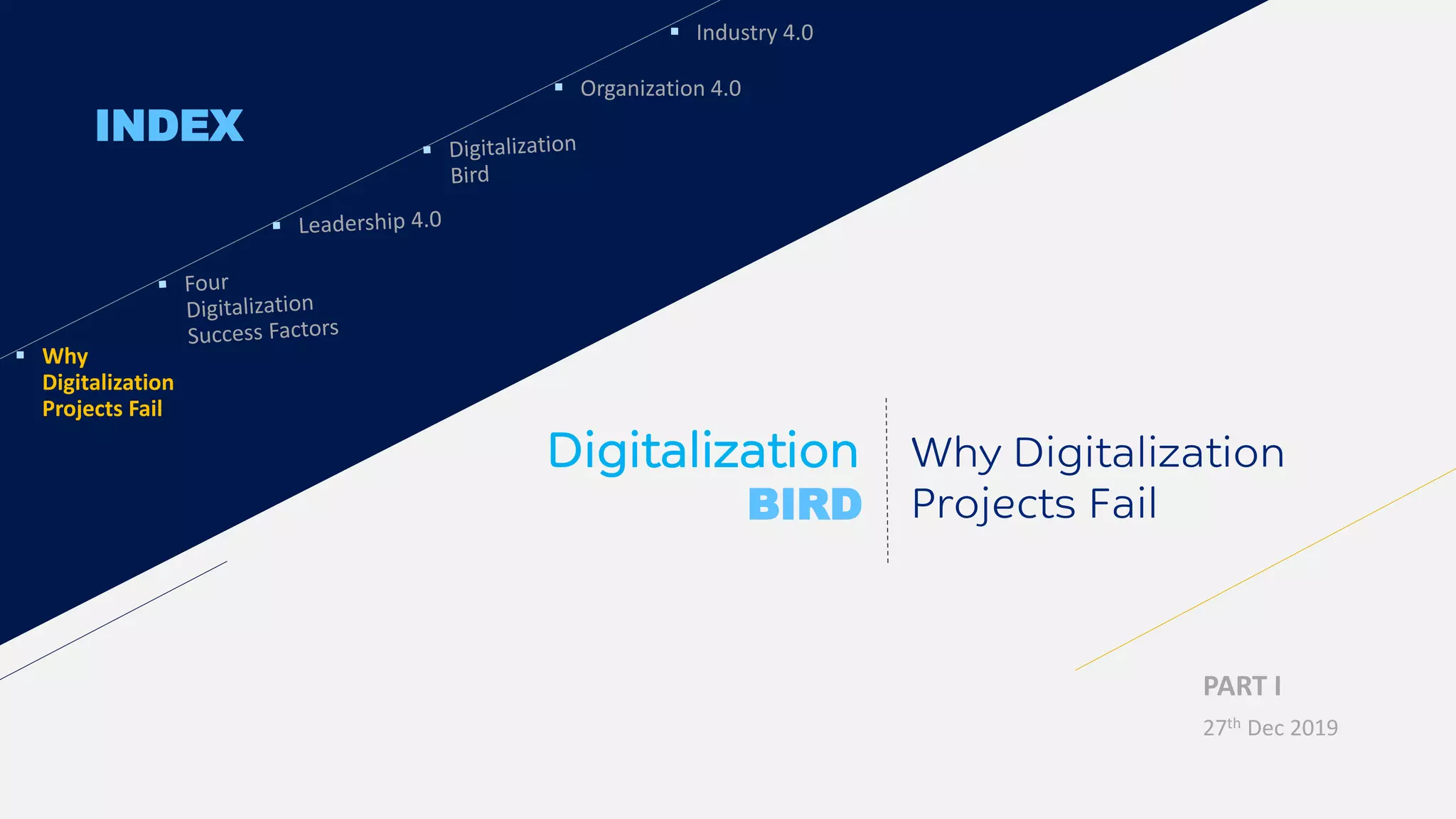 Why Digital Transformation Projects Fail Ppt