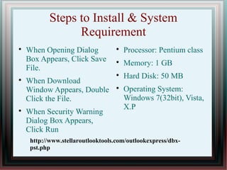 Dbx2pstdec | PPT | Email | Internet