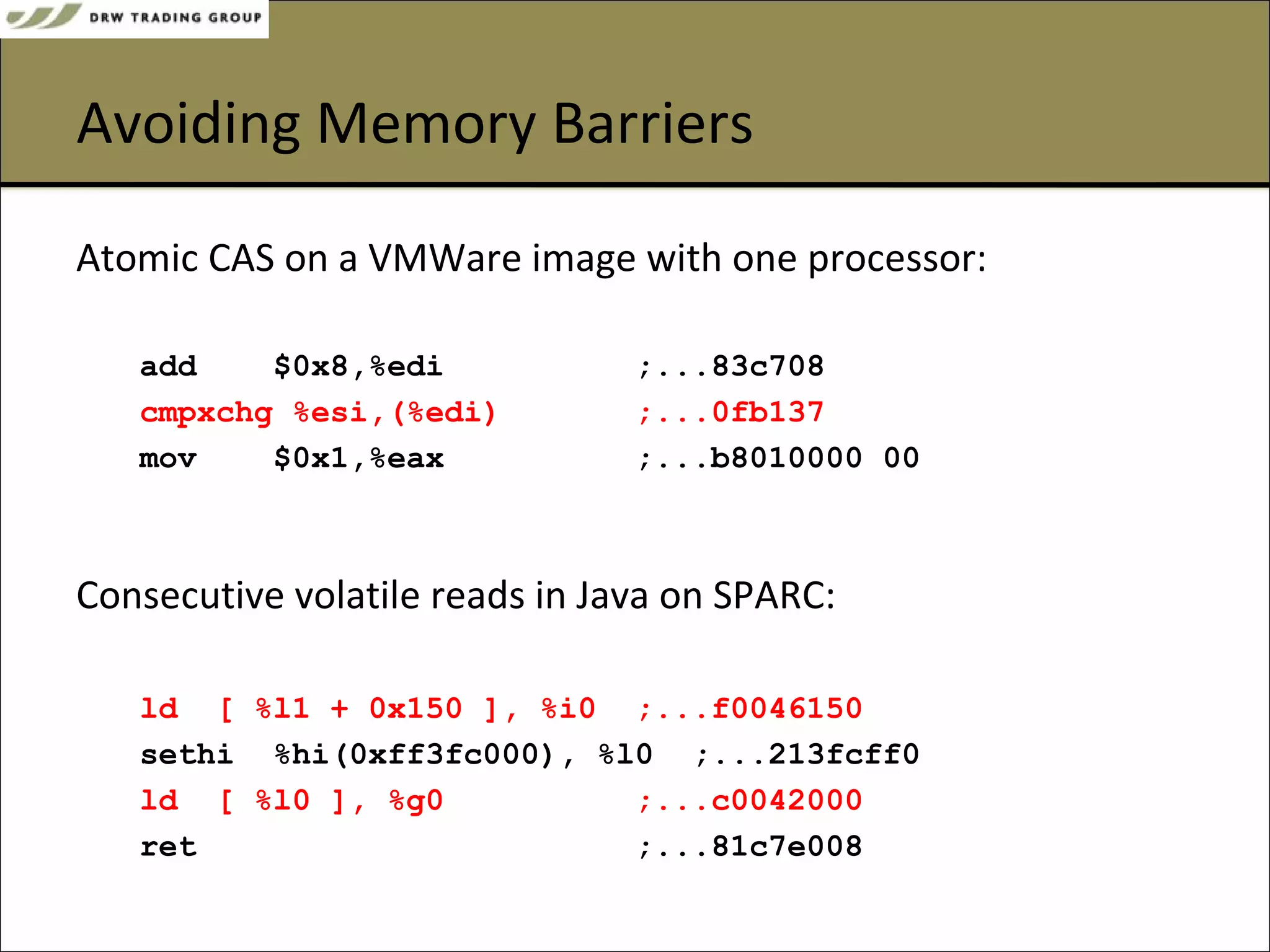 Memory Barriers | PPT